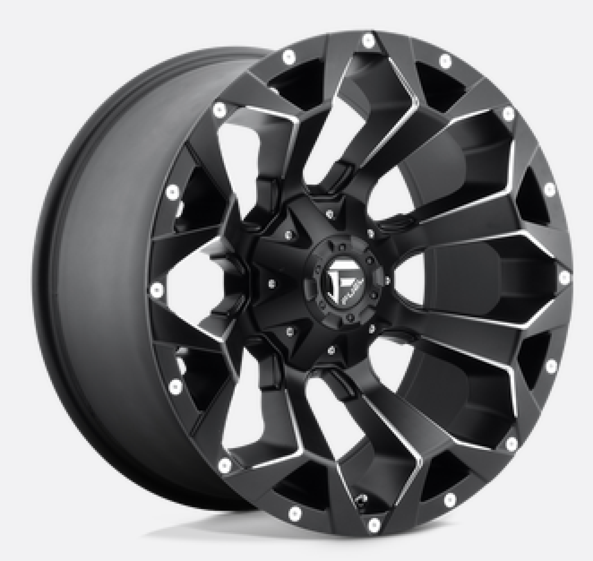 Assault with Gross black, Matte Black milled, Matte Black Red Milled ...